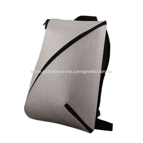 Backpack with environmental kraft paper, cool, washable and portable ...