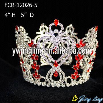Buy Wholesale China Sweet Double Heart Tiara For Valentine Crowns ...