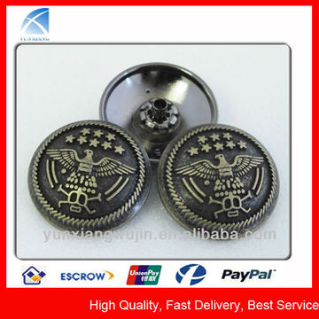 Buy Wholesale China Snap Buttons - Yx4316 Antique Brass Military ...
