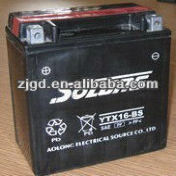 Buy Wholesale China 12v 14ah Maintenance Free Motorcycle Battery Ytx16 ...