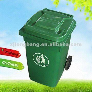 Buy Wholesale China 80l Plastic Recycle Dust Bin With 200/50 Wheel ...
