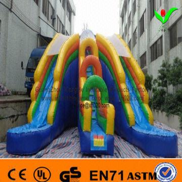 Buy Wholesale China Inflatable Double Water Slide With Double Slide 1 ...