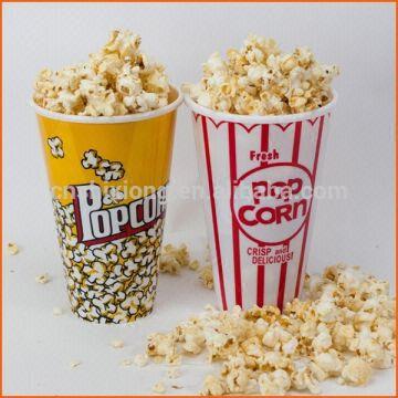 Buy Wholesale China Disposable Small Plastic Popcorn Cup Iml Food Safe ...
