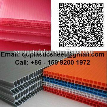 Buy Wholesale China Corrugated Plastic Alveolar Polypropylene Sheet ...