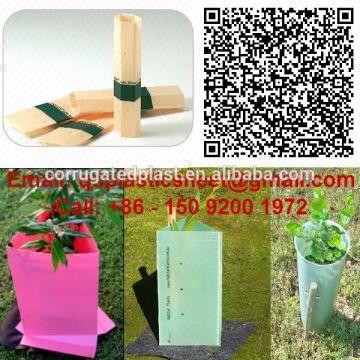 Green Corrugated Pp Tree Guards For Plant Protectors - Explore China ...