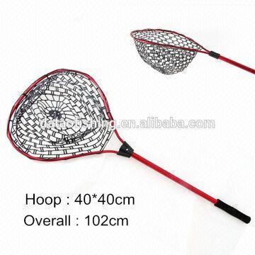 Buy Wholesale China Aluminium Frame Rubber Net Folding Landing Nets ...