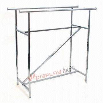 Buy Wholesale China Double Rail Clothing Display Rack & Double Rail ...