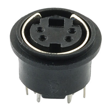 Buy Wholesale Taiwan 3-8 Pin Mini Din Socket Connector In Solder Type ...