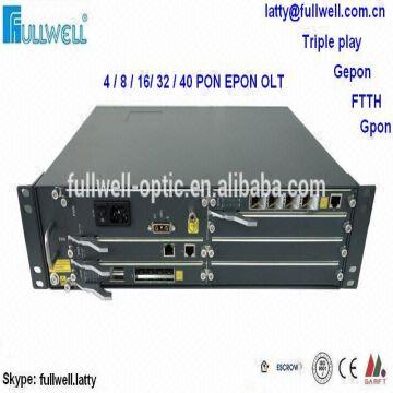 Buy Wholesale China 4 Pon Gpon / Epon Olt For Triply Play Project & 4 ...