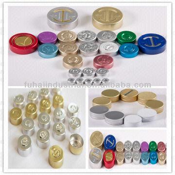 Buy Wholesale China Tear Off Aluminum Cap Coloured Coated 13/20/32mm ...
