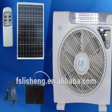Buy Wholesale China Table Fan With Solar Energy And Remote Control ...