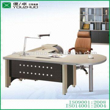 Buy Wholesale China Luxury Mdf Furniture Office Table Designs In Wood ...