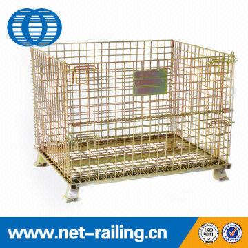 Buy Wholesale China Mesh Box Wire Cage Metal Bin Storage Container ...