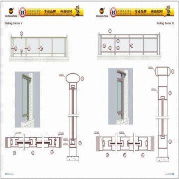 Buy Wholesale China Aluminium Hand Railing & Aluminium Hand Railing ...