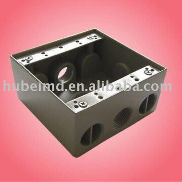 2-gang Weatherproof Metal Junction Box, - Buy China Wholesale 2-gang ...