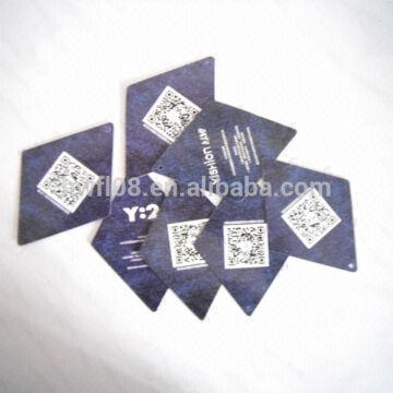 Buy Wholesale China Qr Code Swing Tickets With Glossy Lamination & Qr ...