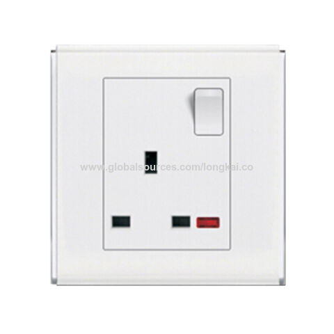 13a Wall Power Socket With Switch, 13a Wall Power Socket - Buy China ...