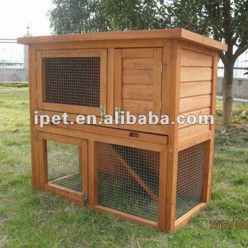 Buy Wholesale China Cheap 3ft Outdoor 2 Story Wooden Rabbit Hutch With ...