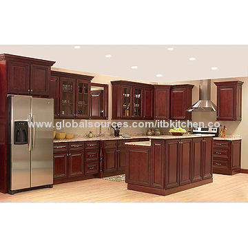 Buy Wholesale China Solid Wood Kitchen Cabinet, Looks Simple And ...