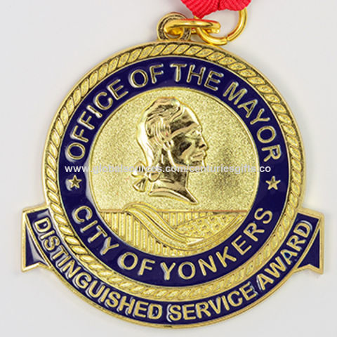 Buy Wholesale China 2-inch Gold-plated Medals With 3d Effect, Rope Edge ...