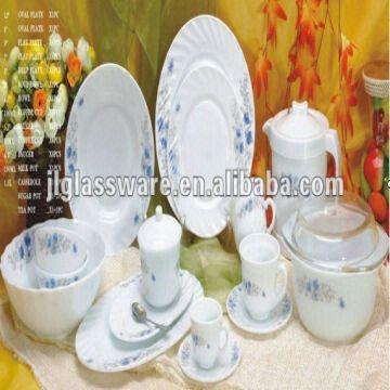 Buy Wholesale China Chinese Style Glassware Dinner Set & Chinese Style ...