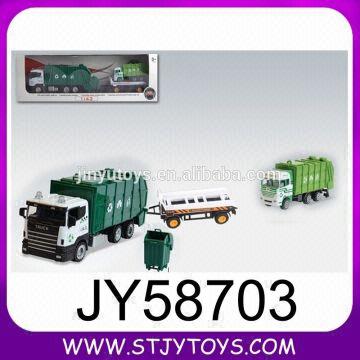 Buy Wholesale China New Design Green 1:43 Small Diecast Inertia Garbage ...