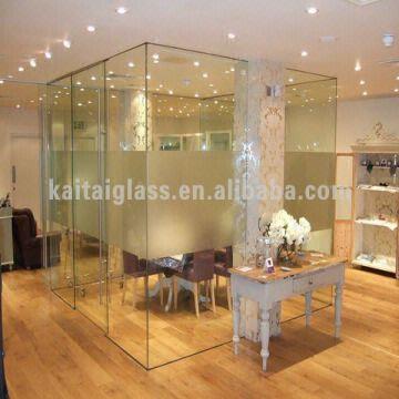 Buy Wholesale China Tempered Glass Office Partition & Tempered Glass ...