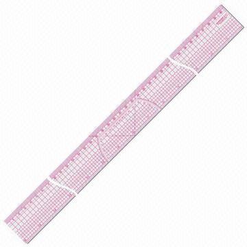 Kearing Inch/metric Fashion Design Ruler, Sandwich Line 40cm&16'' Ruler ...