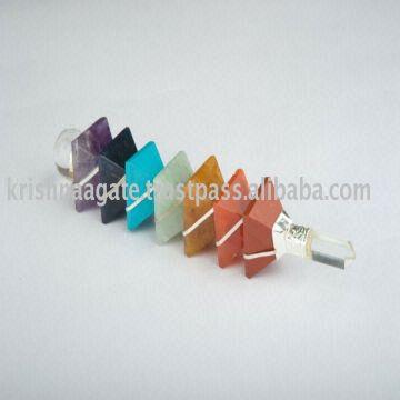 Buy Wholesale India Seven Chakra Healing Stick / 7 Chakra Pyramid Stick ...