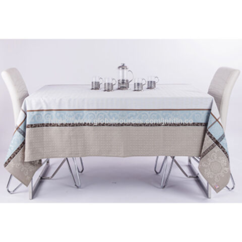 Buy Wholesale China Oem Restaurant Polycotton Jacquard Table Cloth ...