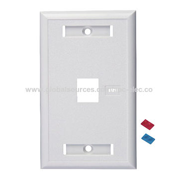 Buy Wholesale China Faceplate, 1 Port, Size: 70x115mm & Faceplate at ...