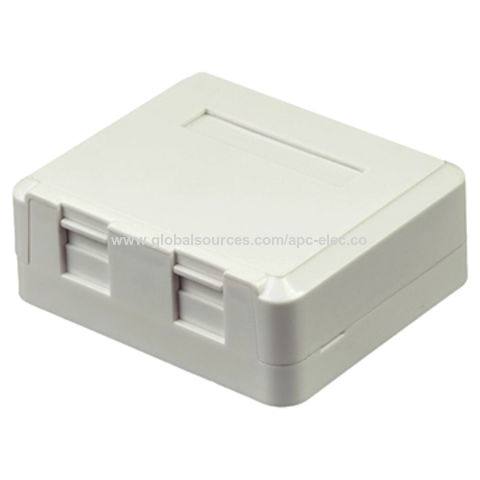 Buy Wholesale China Utp Cat5e And Cat6 Surface Mount Box & Surface ...