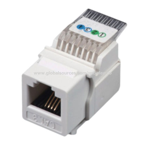 Buy Wholesale China Cat3 Keystone Jack, 6p4c Or 6p6c, Toolless Type ...