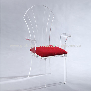 Buy Wholesale China Acrylic Queen Chair & Acrylic Queen Chair | Global ...