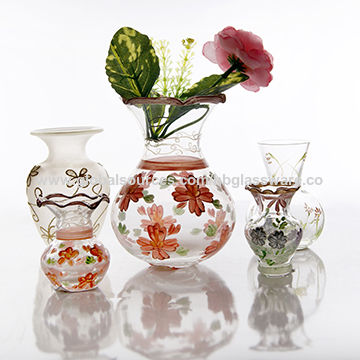 Buy Wholesale China Hand Painted Glass Vase & Hand Painted Glass Vase at USD 1. | Global Sources