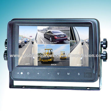 Buy Wholesale China Weather-proof Quad Monitor With 7-inch, Ip66, Ntsc ...