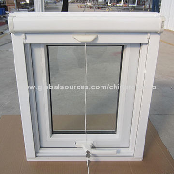 PVC Awning Window with Retractable Screen Handle with Key | Global Sources