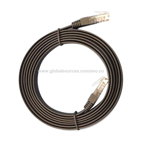 Buy Wholesale China Utp Cat5 Flat Cable With 4 Pairs 24awg Stranded ...