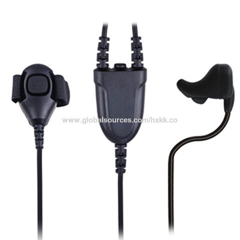 Two way radio ear bone microphone with PTT, Ear bone microphone - Buy ...