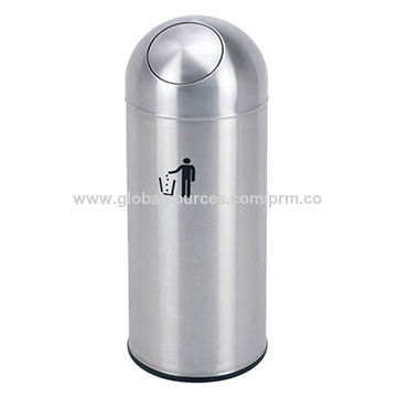 Buy Wholesale China Flip Type Stain Stainless Steel Dustbin Cover ...