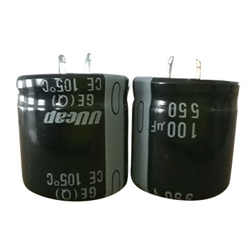 550v 100uf Snap-in Aluminum Electrolytic Capacitor, 3000hrs At 105°c ...