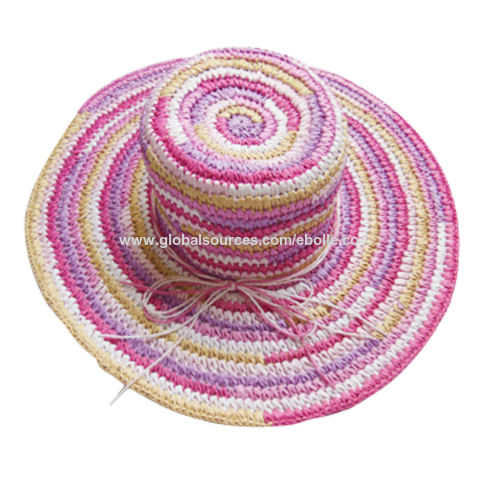 Buy Wholesale China Colorful Straw Hat, Handmade & Colorful Straw Hat ...