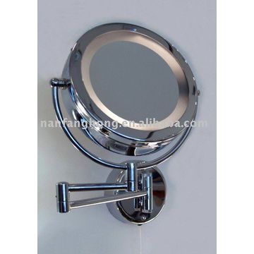 Buy Wholesale China Wall Mounted Magnifying Mirror With Light & Wall ...