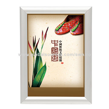 Buy Wholesale China 25mm Silver Anodized Mitred Corner Aluminum Snap ...