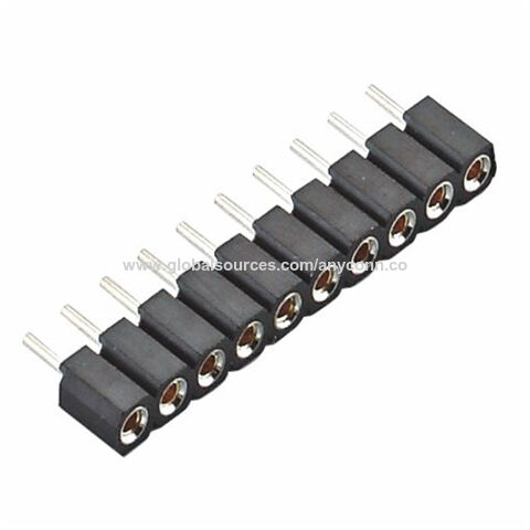 Single Row Straight SIP Socket with Beryllium Copper Clip, SIP Socket ...