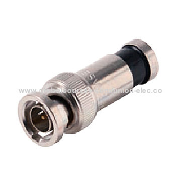 China BNC male connector, RG6 compression type on Global Sources