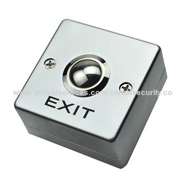 Buy Wholesale China No/com Surface Mount With Back Box Push Exit Button & Back Box Push Exit ...
