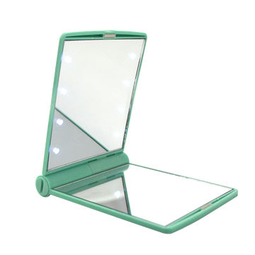 Buy Wholesale China Plastic Square 8 Led Handheld Light Mirror ...
