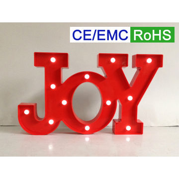 Plastic Led Letters Joy Symbols Signs Marquee Lights With Ce Rohs ...