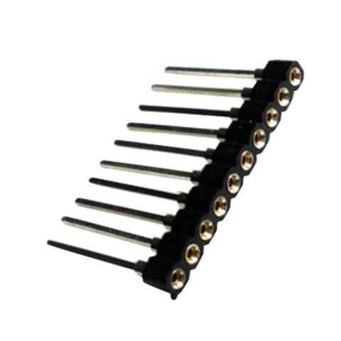 IC Socket with 2.54 H3.0/DIP/PPS Single Row, Pin Length of 17.8mm, IC ...